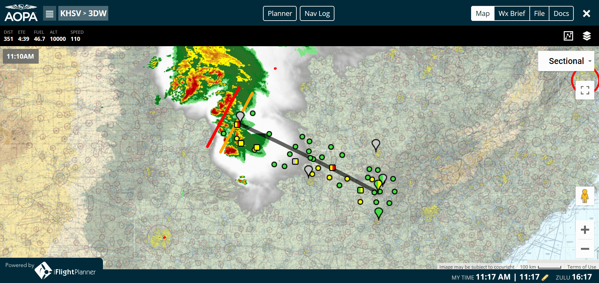 بارون وiFlightPlanner وAOPA شريكا بارون وiFlightPlanner
